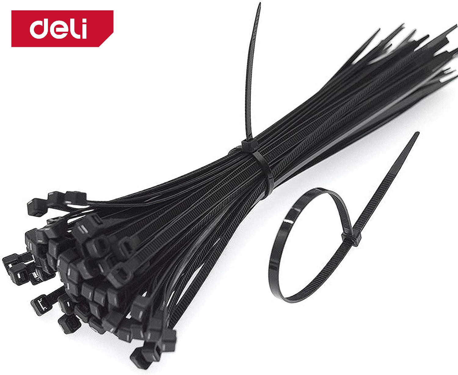 Deli Cable Ties (3x150mm) (100pcs) - رباط بلاستيك – Deli Tools Lebanon